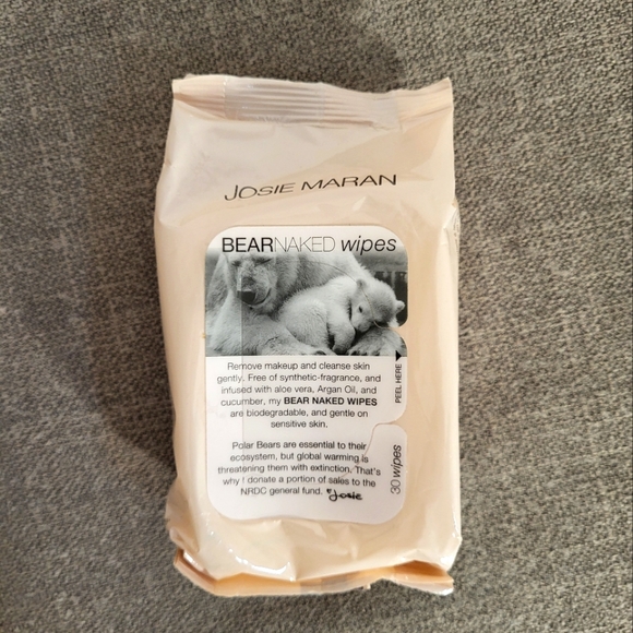 JOSIE MARAN | Skincare | Josie Maran Bear Naked Wipes Pack Of 3 | Poshmark